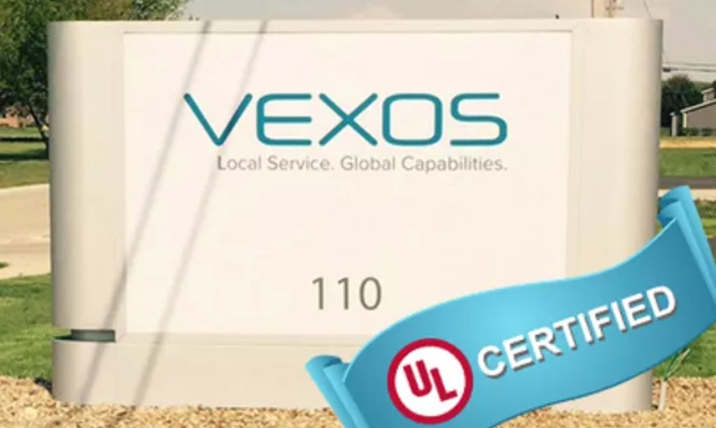 Vexos LaGrange, Ohio Facility Achieves UL Certification - VEXOS